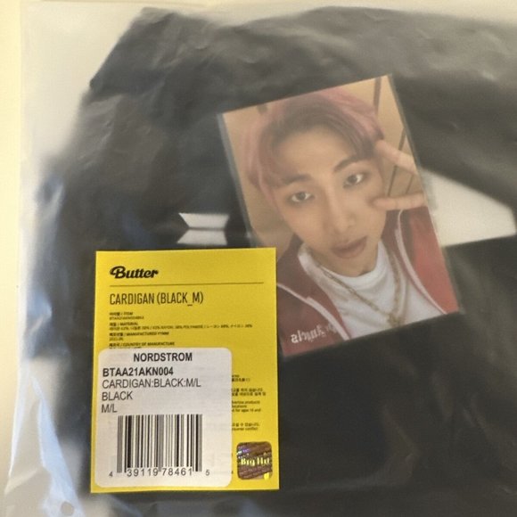Bts | Sweaters | Bts Nordstrom Butter Cardigan Size M L With Photocards ...